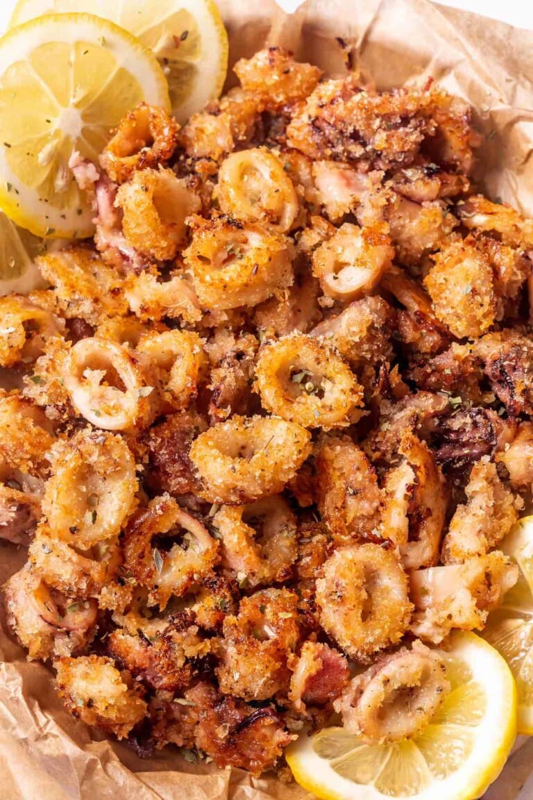 Crispy Calamari Recipe {Baked or Fried} - The Big Man's World