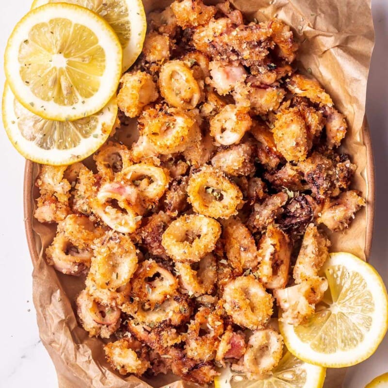 Crispy Calamari Recipe {Baked or Fried} - The Big Man's World