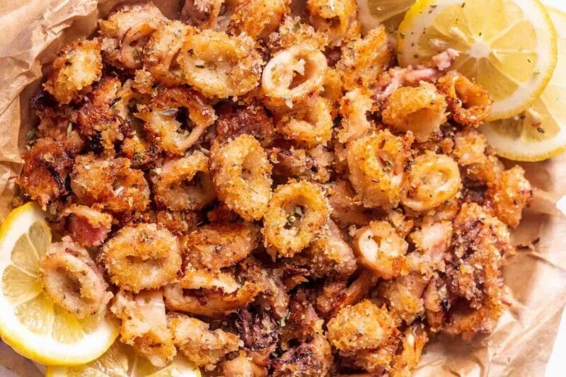 Crispy Calamari Recipe {Baked or Fried} - The Big Man's World