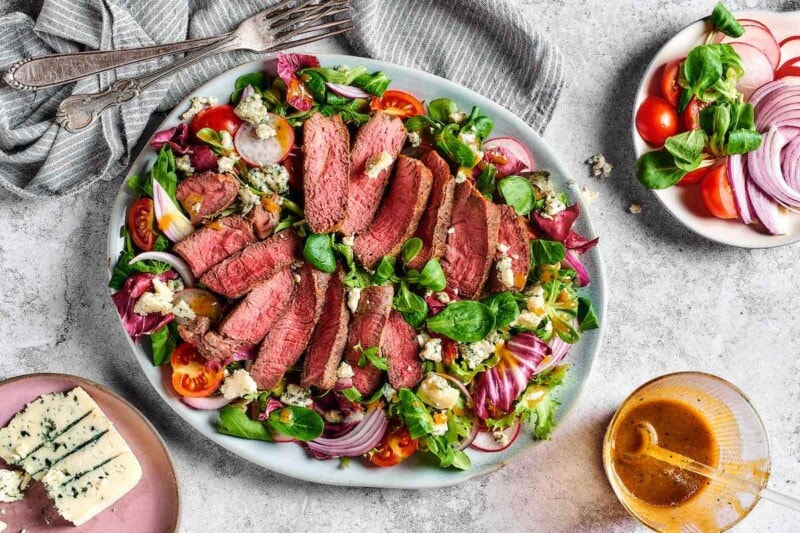 Steak Salad Recipe - The Big Man's World
