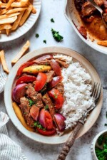 Lomo Saltado {Peruvian Beef Stir Fry} - The Big Man's World