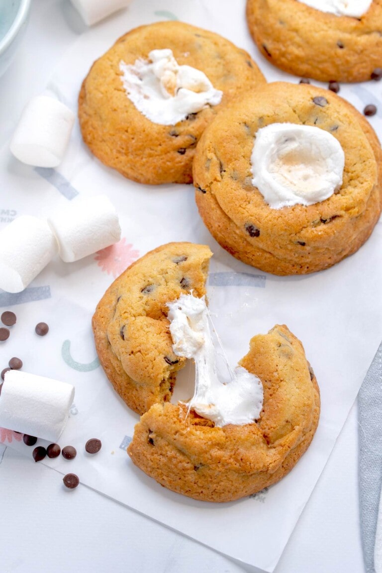 Marshmallow Cookies {No Chill} - The Big Man's World