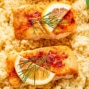 Lemon Butter Baked Halibut - The Big Man's World