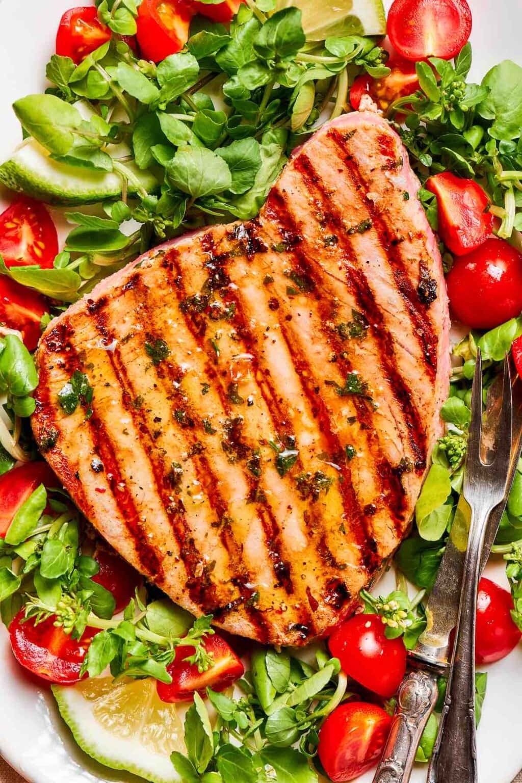 Grilled Tuna Steak - The Big Man's World
