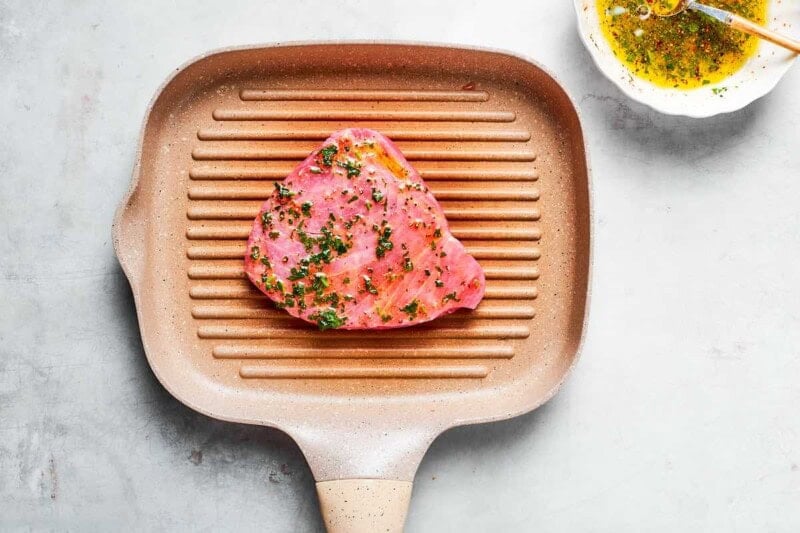 Grilled Tuna Steak - The Big Man's World