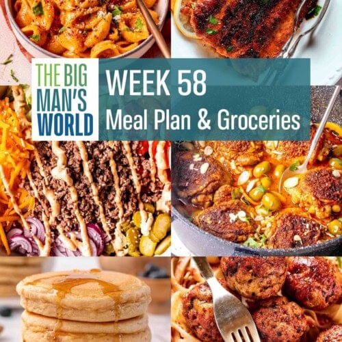 Free Weekly Meal Plans {With Printable Grocery List}