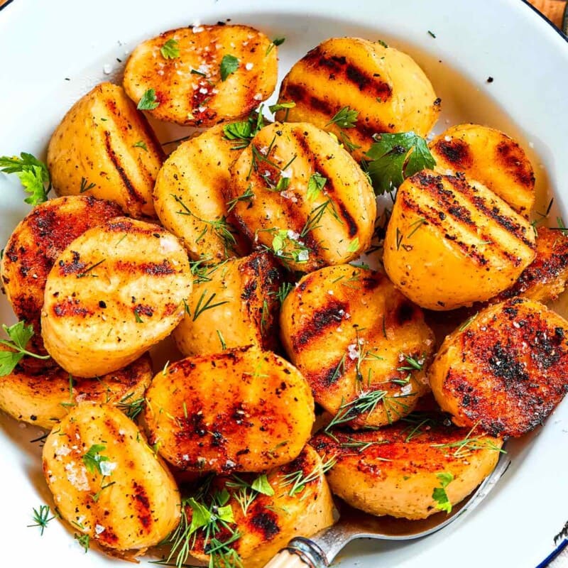 Grilled Potatoes - The Big Man's World