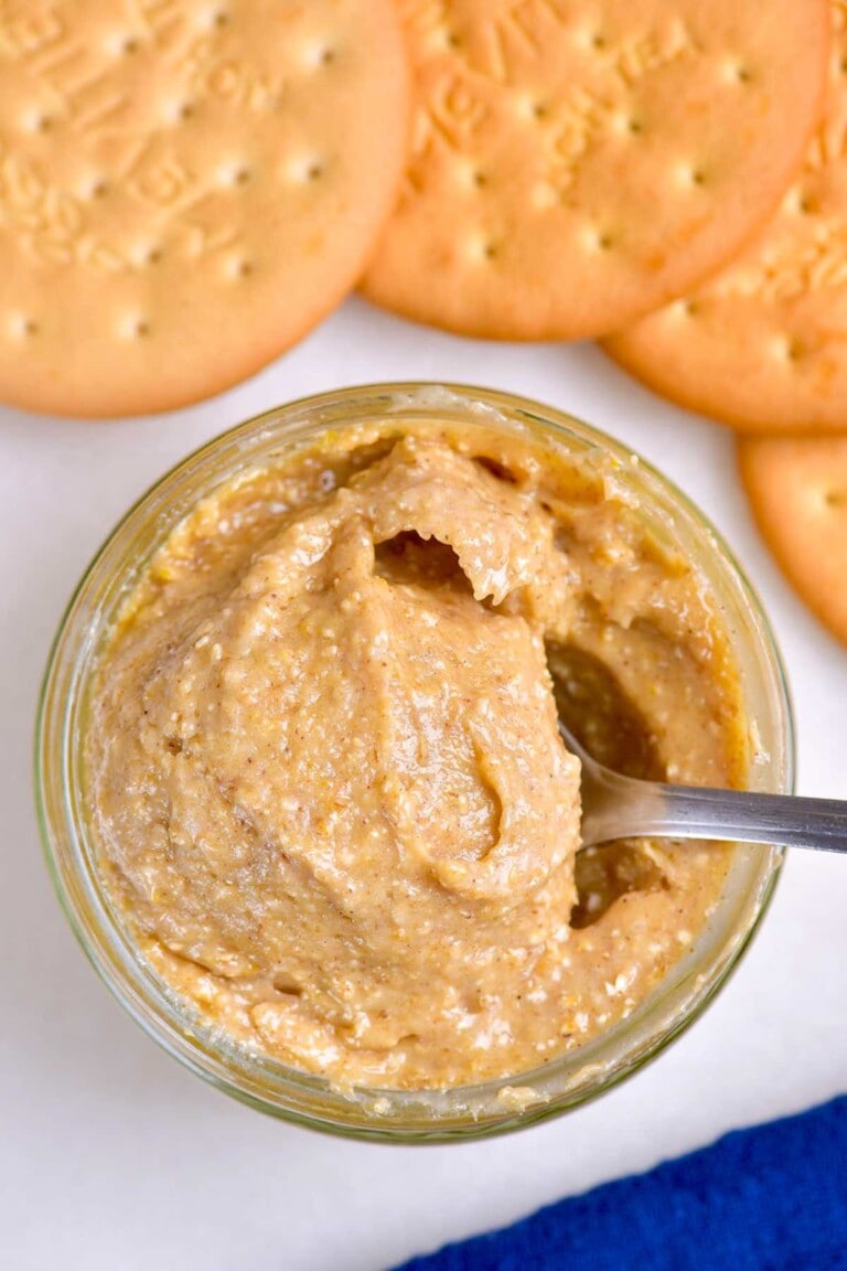 Homemade Healthy Cookie Butter {High Protein} - The Big Man's World