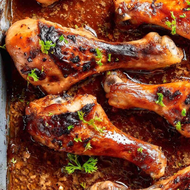 Crispy Oven Baked Chicken Legs (Chicken Drumsticks)