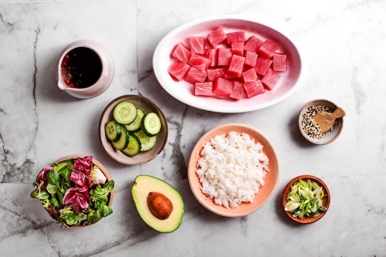 Tuna Poke Bowl (Hawaiian Restaurant Style)