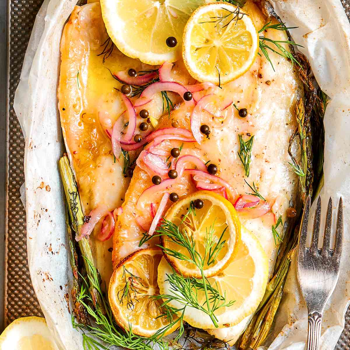 Baked Whiting - The Big Man's World