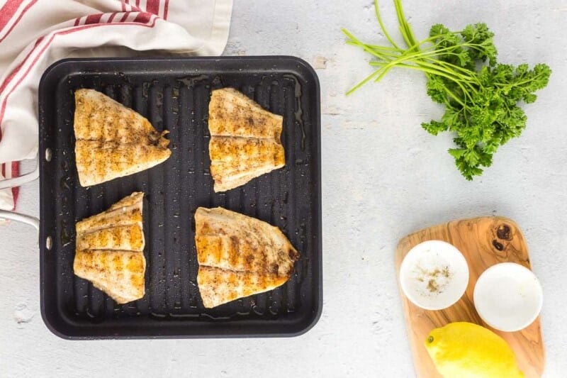 Pan-Grilled Red Snapper Recipe {6-Minutes} - The Big Man's World