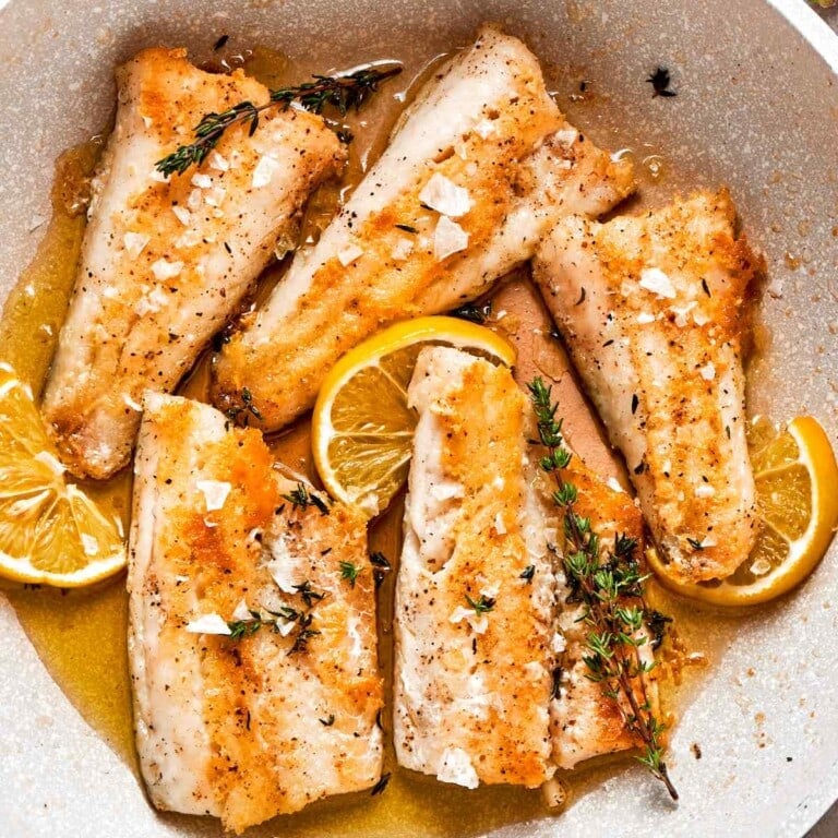 Pan-seared Perch Recipe (6 Minutes) - The Big Man's World